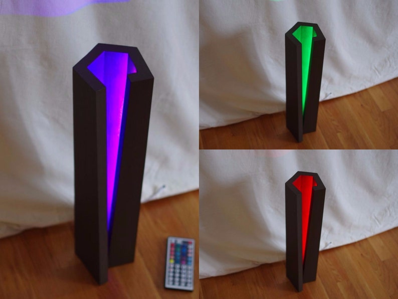 Modern Lamp MULTI-COLOR LED - Etsy