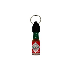 Hot Sauce Keychain With Mini Tabasco Sauce Bottle - Etsy