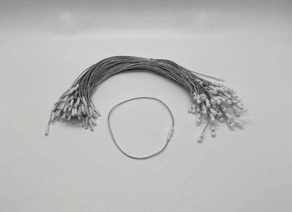 Silver Christmas Ornament String Hanger with Snap Fastener | Etsy