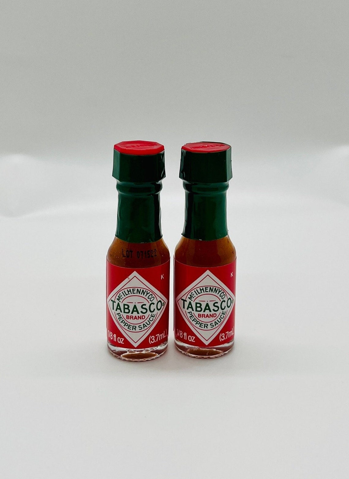 Pack of 2 Mini Tabasco Sauce Bottles - Etsy
