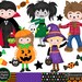 Halloween Clipart,halloween Digital Papers,witch Clipart,pumpkin Clip ...