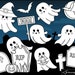 Halloween Digital Stamps, Ghost Digital Stamps, Digital Stamps ...