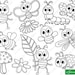 Cute Bugs Digital Stamps, Bugs Clipart, Bug Stamps, Garden Bugs, Insect ...