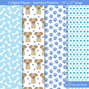 Cute Dogs Clipart, Puppy Dog Clipart, Dog Digital Paper, Pets Clipart ...