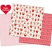 Valentine Digital Papers,valentine Scrapbook Papers,cute Valentine ...