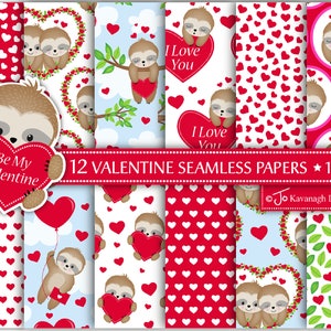 Valentine Clipart Bundle, Valentine Digital Stamps, Valentine Digital ...