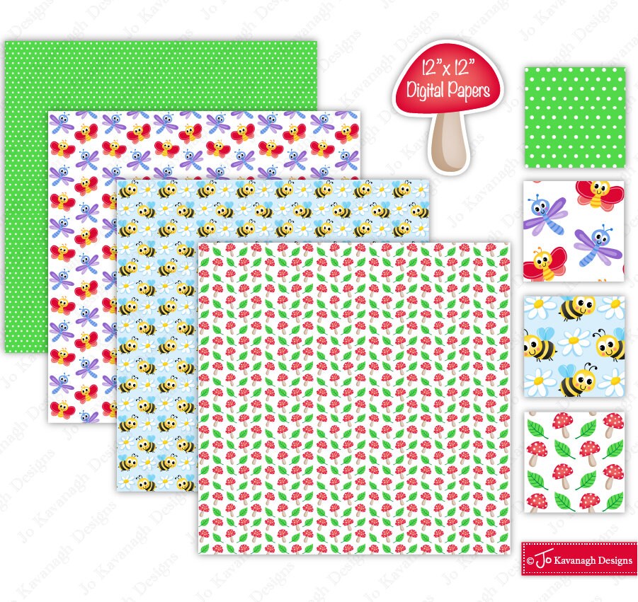 Cute Bugs Clipart Insects Clipart Garden Bugs Clipart - Etsy Canada