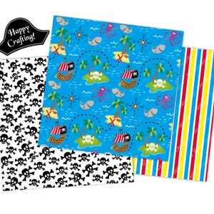 Pirate Digital Papers,pirate Ship Paper,pirate Paper,pirate Clipart ...