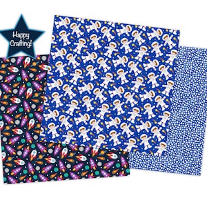Space Digital Papers,space Paper Pack,astronaut Digital Papers, Space ...