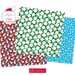 Christmas Digital Papers,christmas Scrapbook Papers,santa Paper ...