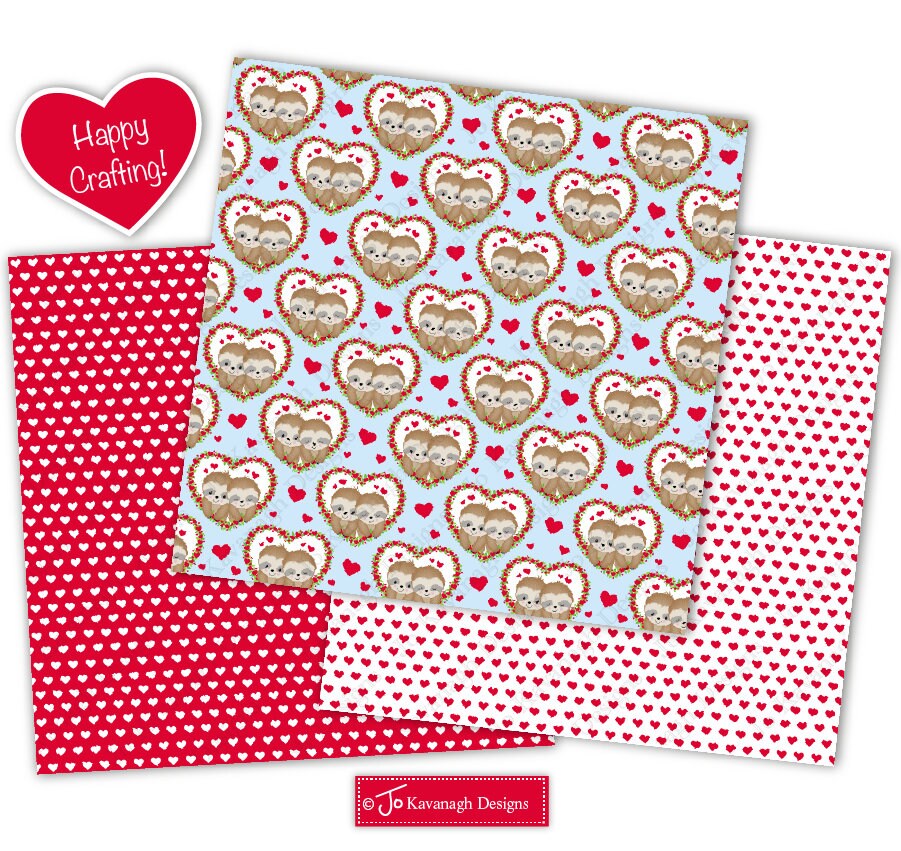 Valentine Digital Papers Valentine Papers Valentine - Etsy