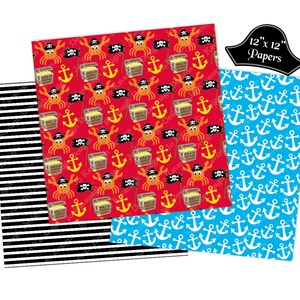 Pirate Digital Papers,pirate Ship Paper,pirate Paper,pirate Clipart ...
