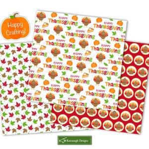Thanksgiving Digital Papers, Thanksgiving, Thanksgiving Patterns ...