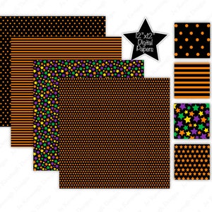 Halloween Clipart,halloween Digital Papers,witch Clipart,pumpkin ...