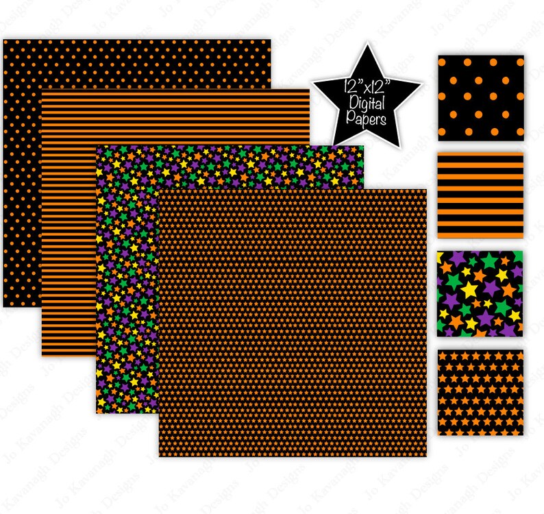 Halloween Clipart,halloween Digital Papers,witch Clipart,pumpkin ...
