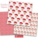 Valentine Digital Paper, Heart Digital Paper, Valentine Patterns ...