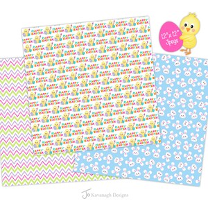 Easter Digital Paper,easter Patterns,easter Scrapbook Papers,easter ...