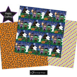 Halloween Digital Papers, Halloween Papers, Halloween Patterns ...