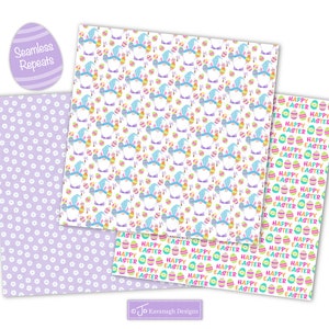 Easter Digital Papers, Easter Gnome Digital Paper, Easter Gnomes ...