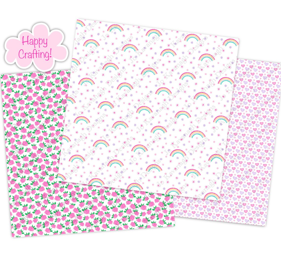 Fairy Digital Paperfairy Paper Packdigital Papersunicorn - Etsy UK