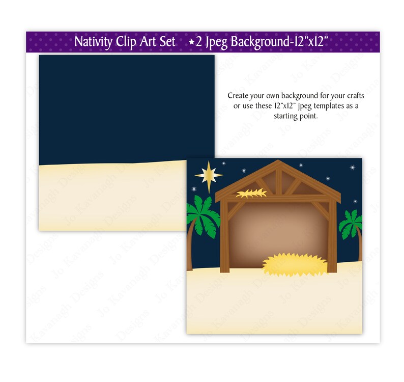 Nativity Clipart, Nativity Clip Art, Christmas Clipart, Mary, Joseph ...