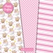 Baby Digital Paper, Baby Girl Digital Paper, Baby Scrapbook Papers, New ...