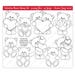 Valentine Digital Stamps,digital Stamps,valentine Bear Digital Stamps ...