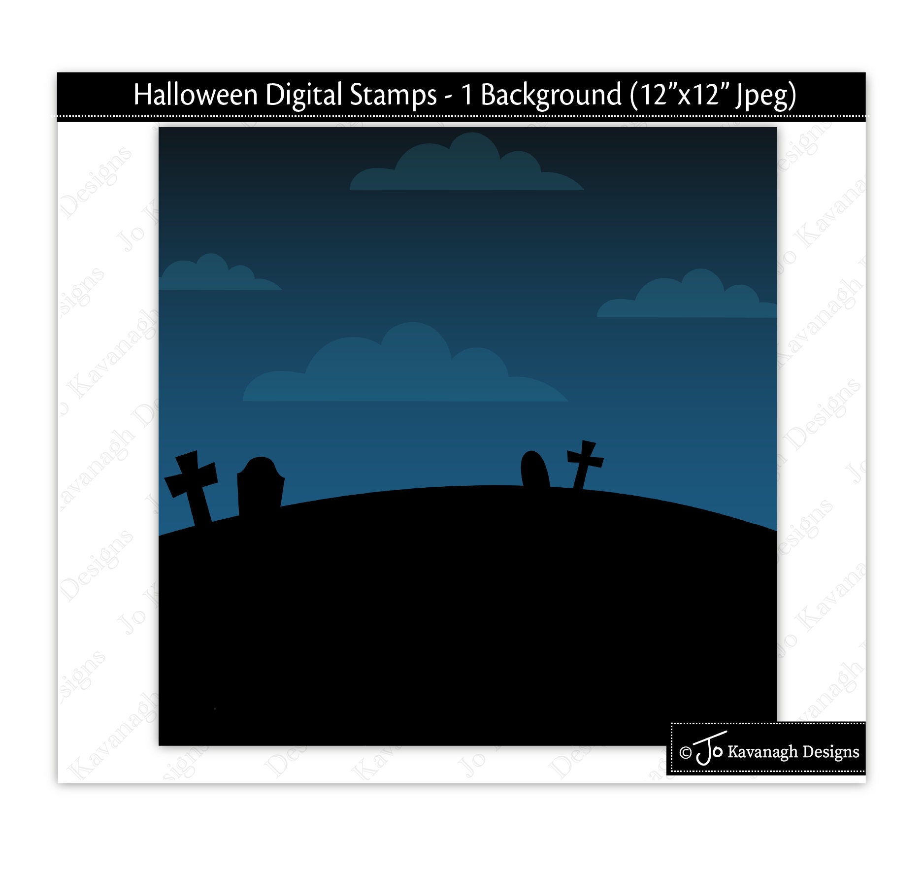 Halloween Digital Stamps, Ghost Digital Stamps, Digital Stamps ...
