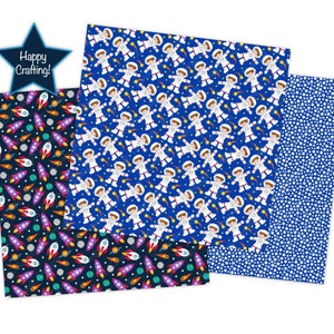 Space Digital Papers,space Paper Pack,astronaut Digital Papers, Space ...