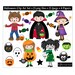 Halloween Clipart,halloween Digital Papers,witch Clipart,pumpkin Clip ...