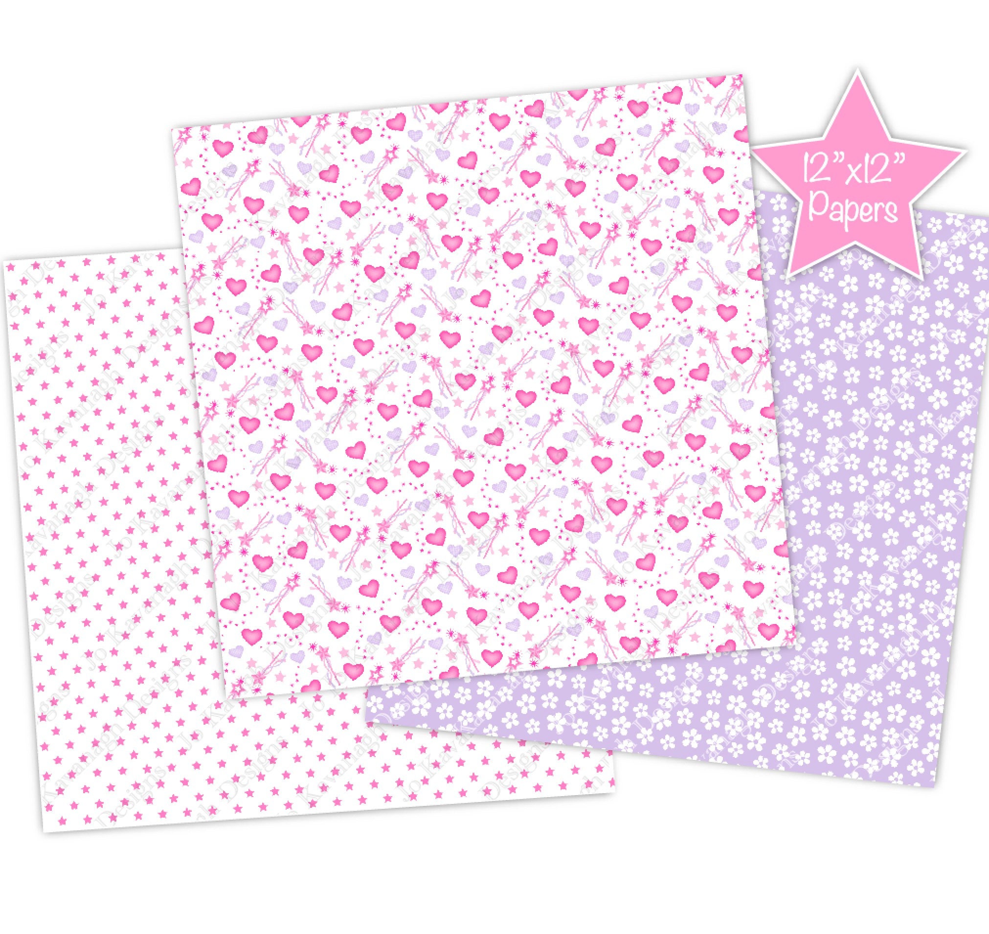 Fairy Digital Paperfairy Paper Packdigital Papersunicorn - Etsy UK