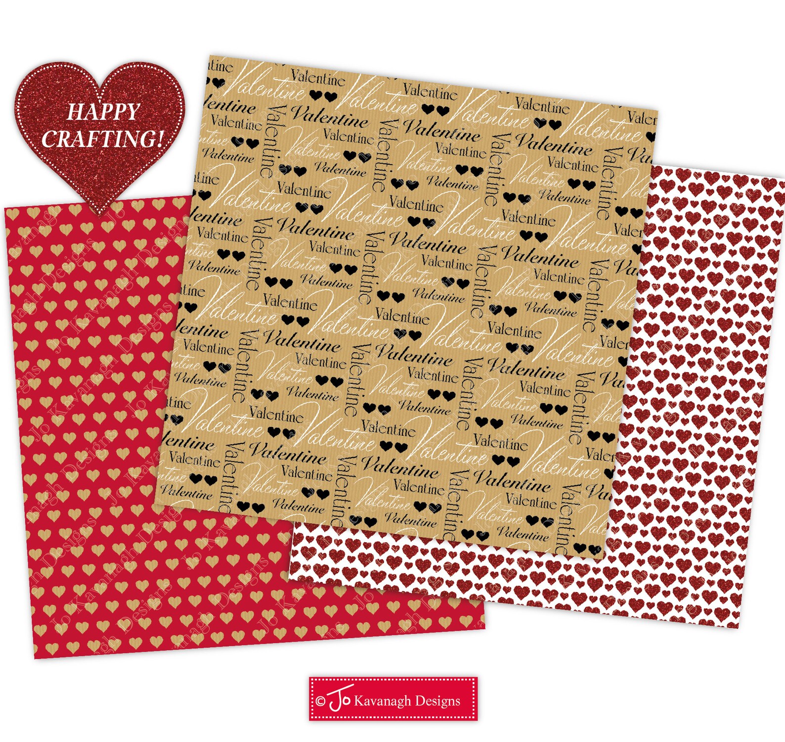 Valentine Digital Papers Valentine Papers Valentine - Etsy
