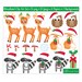 Christmas Clipart, Christmas Woodland Animals Clipart,forest Animals ...