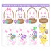 Easter Clipart & Digital Paper Set,easter Clip Art,easter Bunny Clipart ...