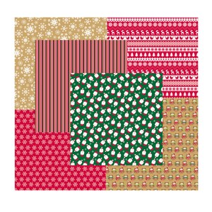 Christmas Digital Paper,christmas Scrapbook Papers,santa Papers ...