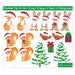 Christmas Clipart, Christmas Woodland Animals Clipart,forest Animals ...