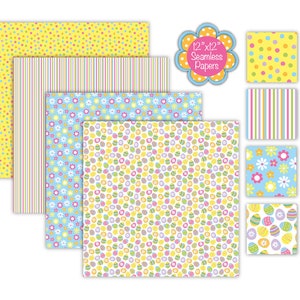 Easter Clipart,easter Digital Papers,easter Clip Art,easter Bunny ...