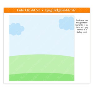 Easter Clipart & Digital Paper Set,easter Bunny Clipart,easter Clip Art ...