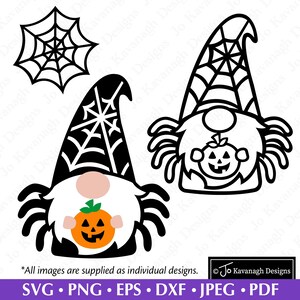 Halloween Gnomes SVG Bundle, Gnome Svg, Halloween Png, Bat Svg, Spider ...