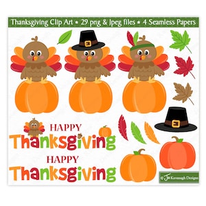 Thanksgiving Clipart, Turkey Clipart, Turkey Graphics, Thanksgiving ...