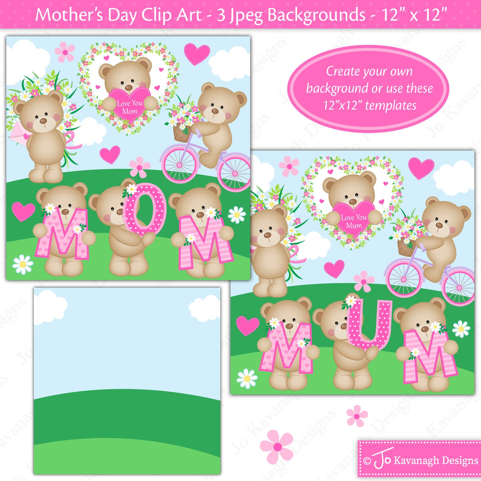 Mothers Day Clipart Mothers Day Mom Clipart Mum Clipart - Etsy