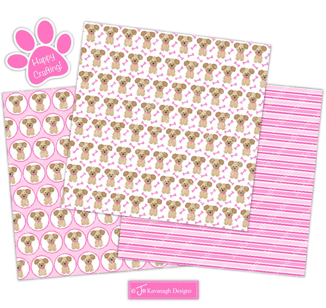 Dog Digital Papers Puppy Dog Papers Cute Dogs Dog Paper - Etsy UK