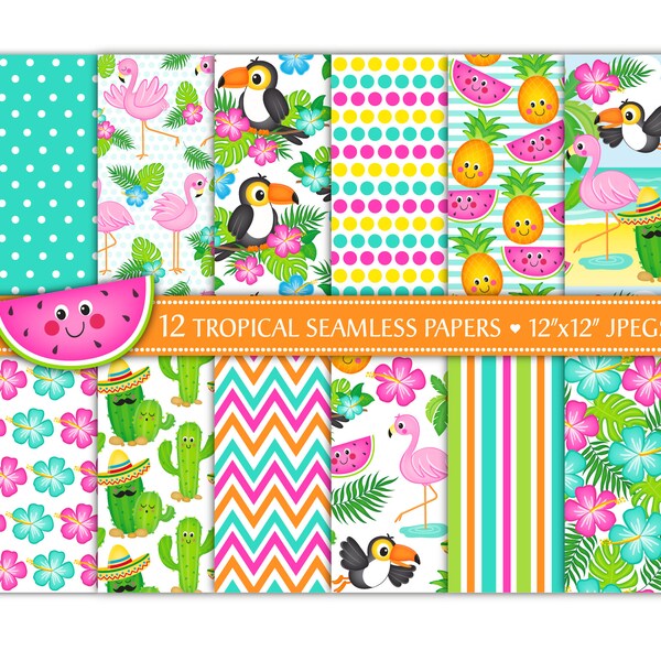 Tropical Scrapbook - Etsy