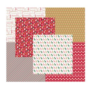 Christmas Digital Paper,christmas Scrapbook Papers,santa Papers ...