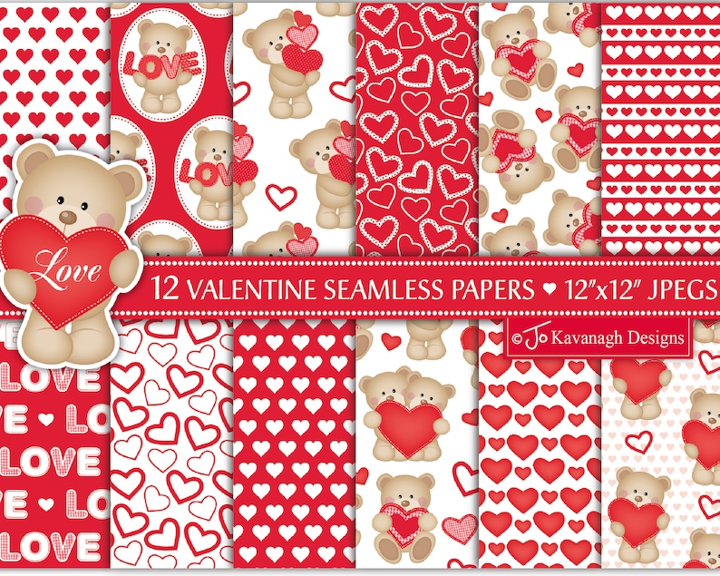Valentine Clipart Bundle Valentine Digital Stamps Valentine - Etsy