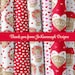 Valentine Digital Paper, Heart Digital Paper, Valentine Patterns ...