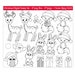 Christmas Digital Stamps, Christmas Woodland Stamps, Christmas Clipart ...