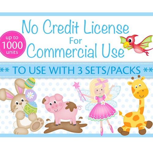 Commercial Use License With No Credit Required - Etsy