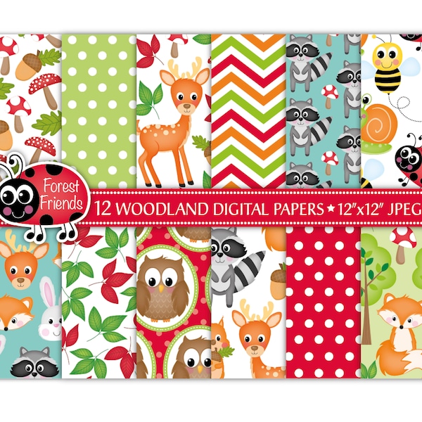 Woodland Paper - Etsy