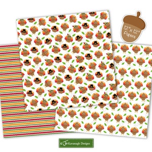 Thanksgiving Digital Papers, Thanksgiving, Thanksgiving Patterns ...